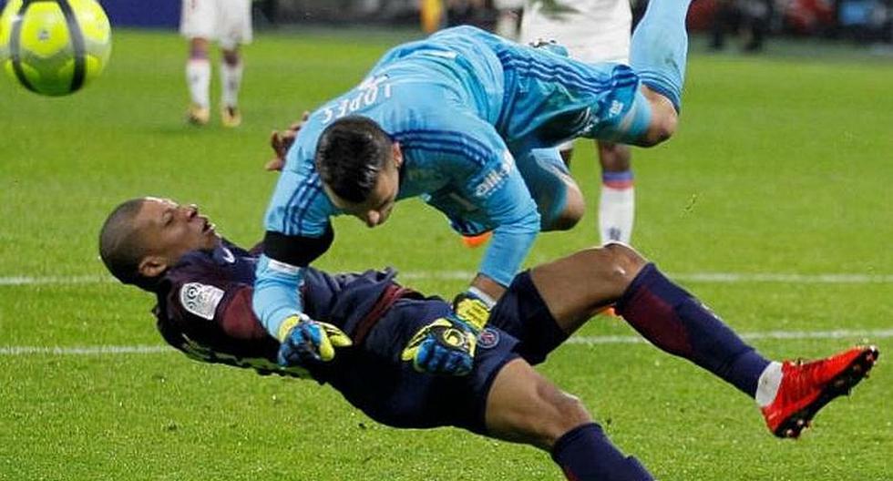 Kylian Mbappé: el fuerte choque con arquero en partido del PSG ...