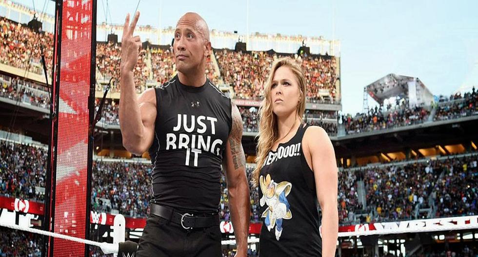 Ronda Rousey: ¿Peleará en WrestleMania 32 juntó a La Roca? [VIDEO ...
