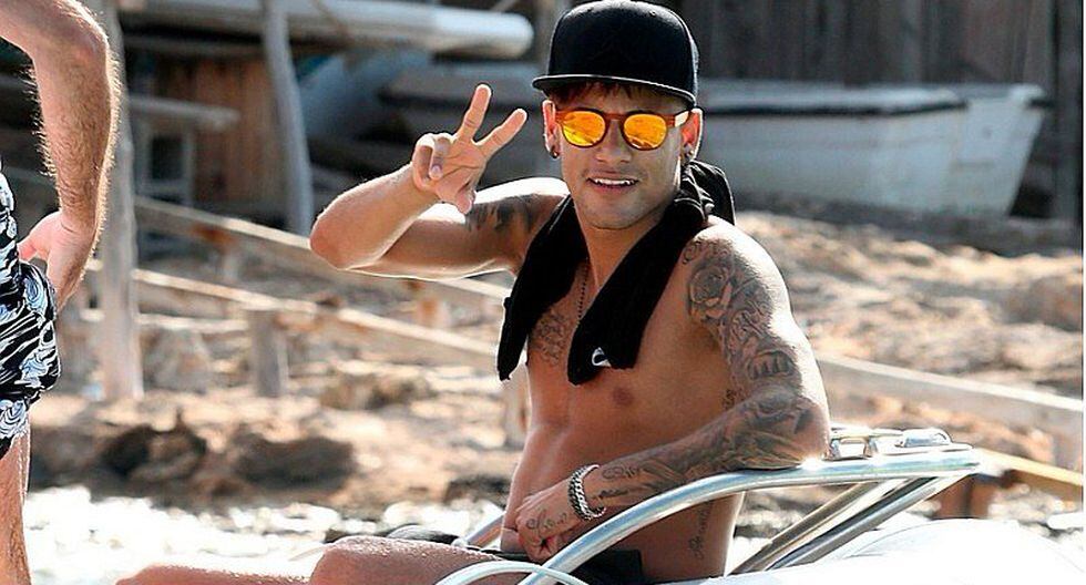 Neymar disfruta de sus vacaciones en paradisíaca playa de Brasil [VIDEO ...