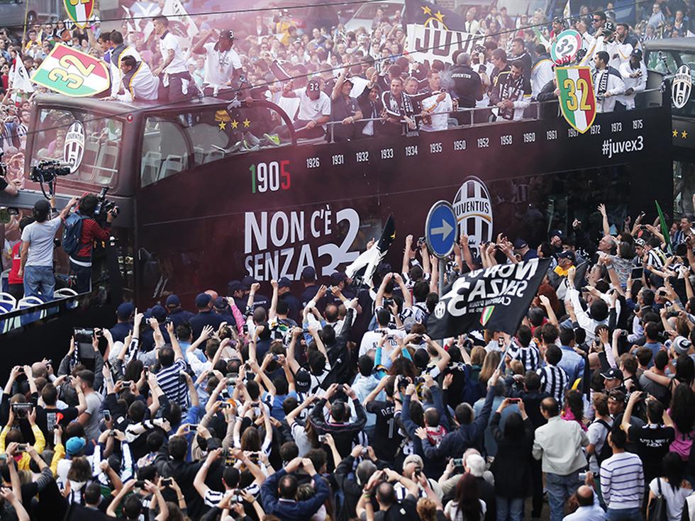 Revive lo mejor de la celebración de Juventus Campeón Serie A 2013-14 ...