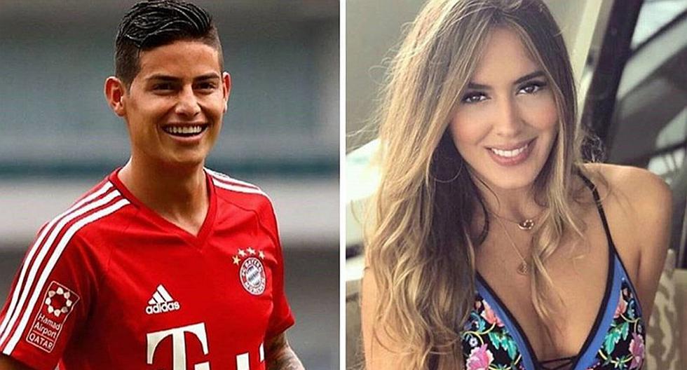 El tremendo chape de James Rodríguez con su novia venezolana ...