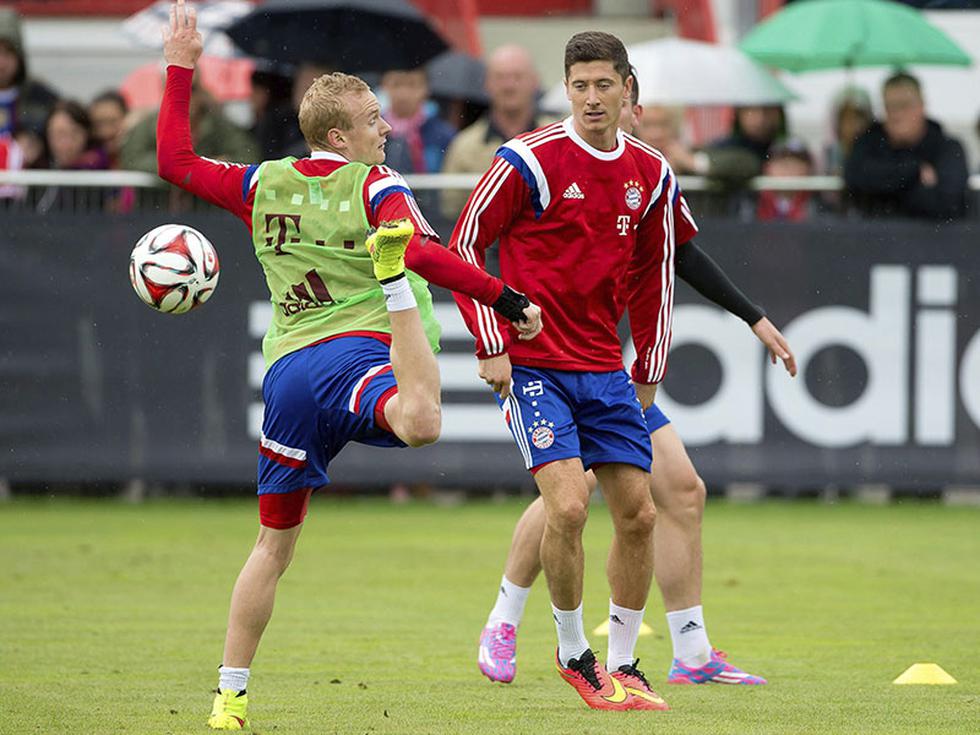 Robert Lewandowski ya entrena con el Bayern Munich [FOTOS] | FOTOS | EL ...