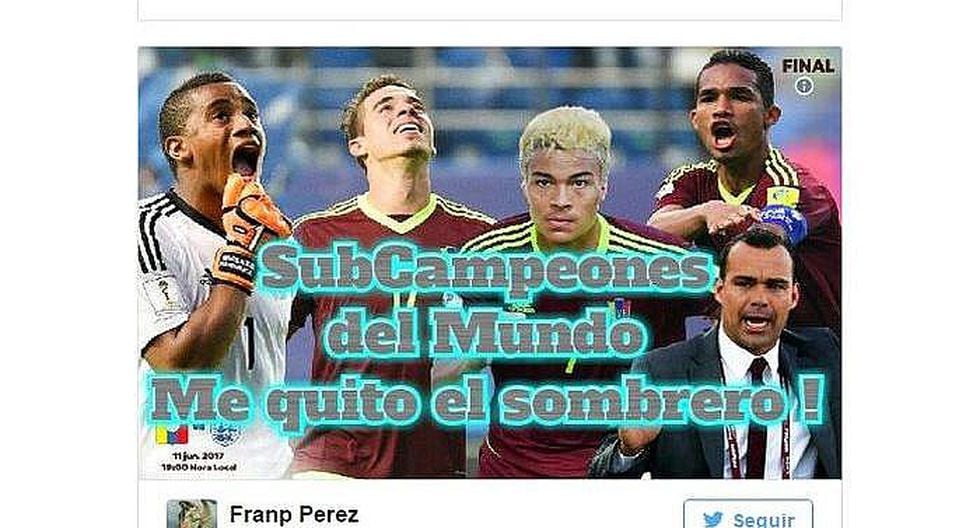 Venezuela y los memes que dejó el segundo lugar en el Mundial Sub-20 ...