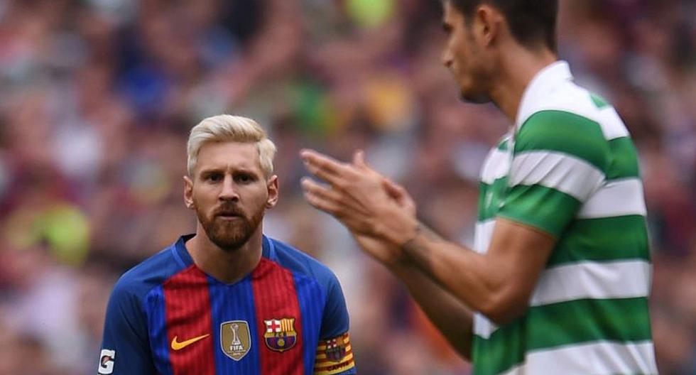 Lionel Messi: hincha saltó de la tribuna para conocer a la 'Pulga ...