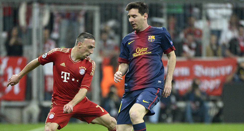Champions League: Franck Ribery humilló a Lionel Messi al estilo ...