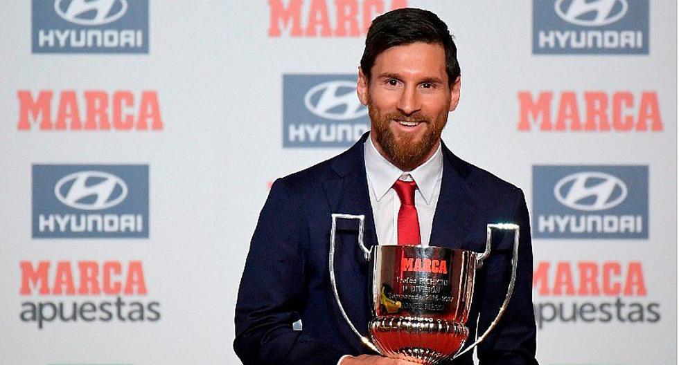 Lionel Messi recibió los trofeos Pichichi y Di Stéfano al máximo ...