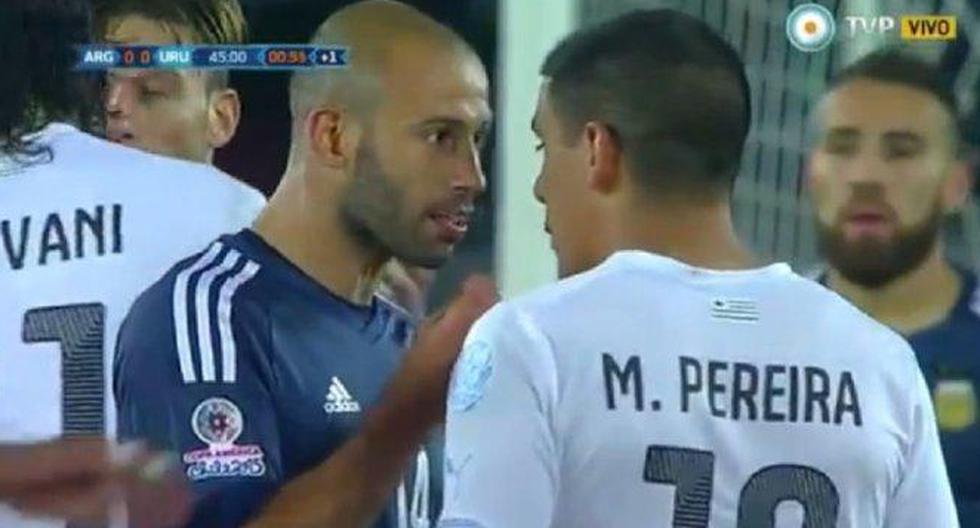 Javier Mascherano a Maxi Pereyra: "Y quién sos vos" [VIDEO] | COPA ...