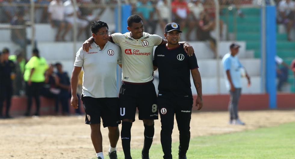 Universitario vs. Carlos Stein | Nelinho Quina sufre lesión y tuvo que ...