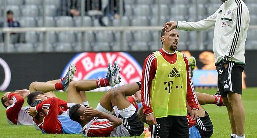 Frank Ribery considera raro el sistema que usa Guardiola en el Bayern ...