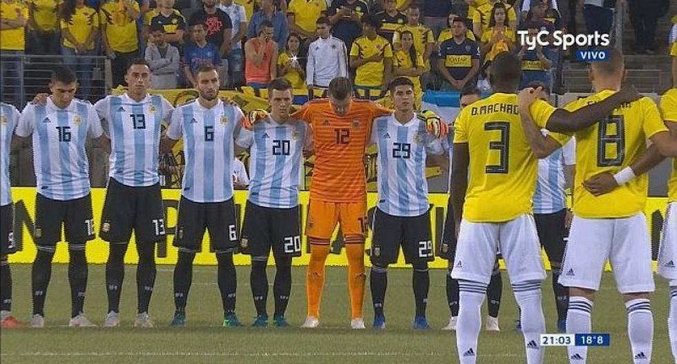 Argentina vs. Colombia: el homenaje a las víctimas del 11-s | FUTBOL ...