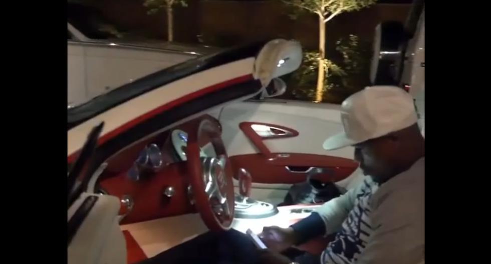 Floyd Mayweather presentó su Bugatti Veyron valorizado en 3 millones ...