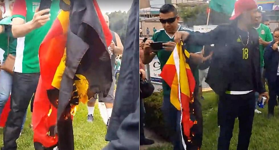 Mexicanos queman bandera de Alemania y causan repudio en redes ...