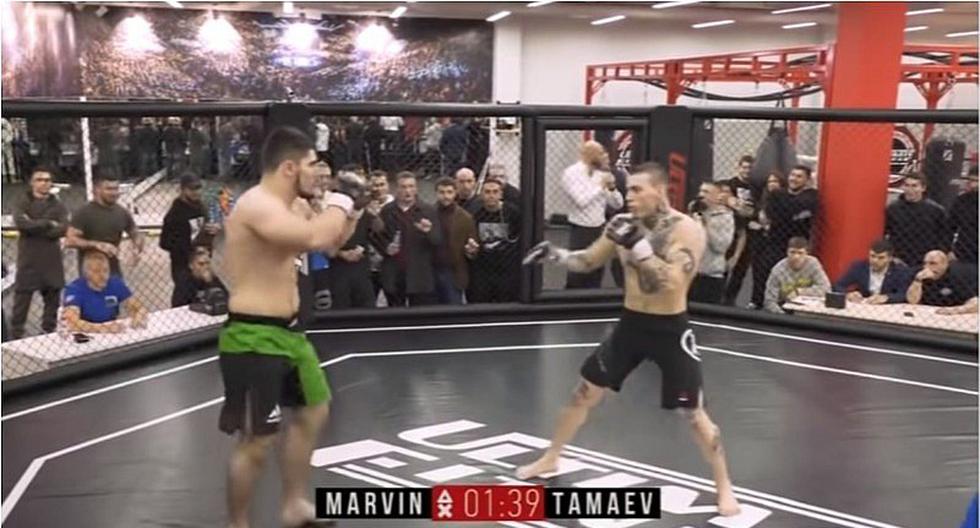 El 'Hulk' ruso Ashab Tamaev, de 17 años, debutó en las MMA con un ...