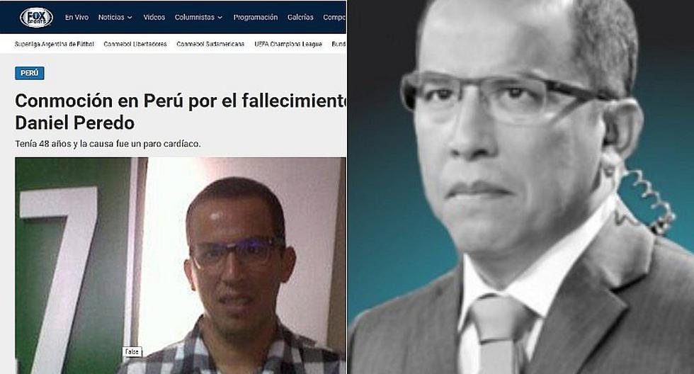 Fox Sports informa sobre muerte de Daniel Peredo: "Conmoción en Perú ...