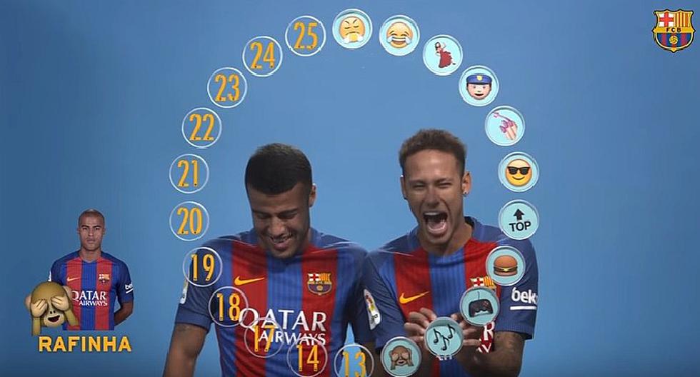 Barcelona: Neymar y Rafinha le colocan 'emojis' a sus compañeros ...